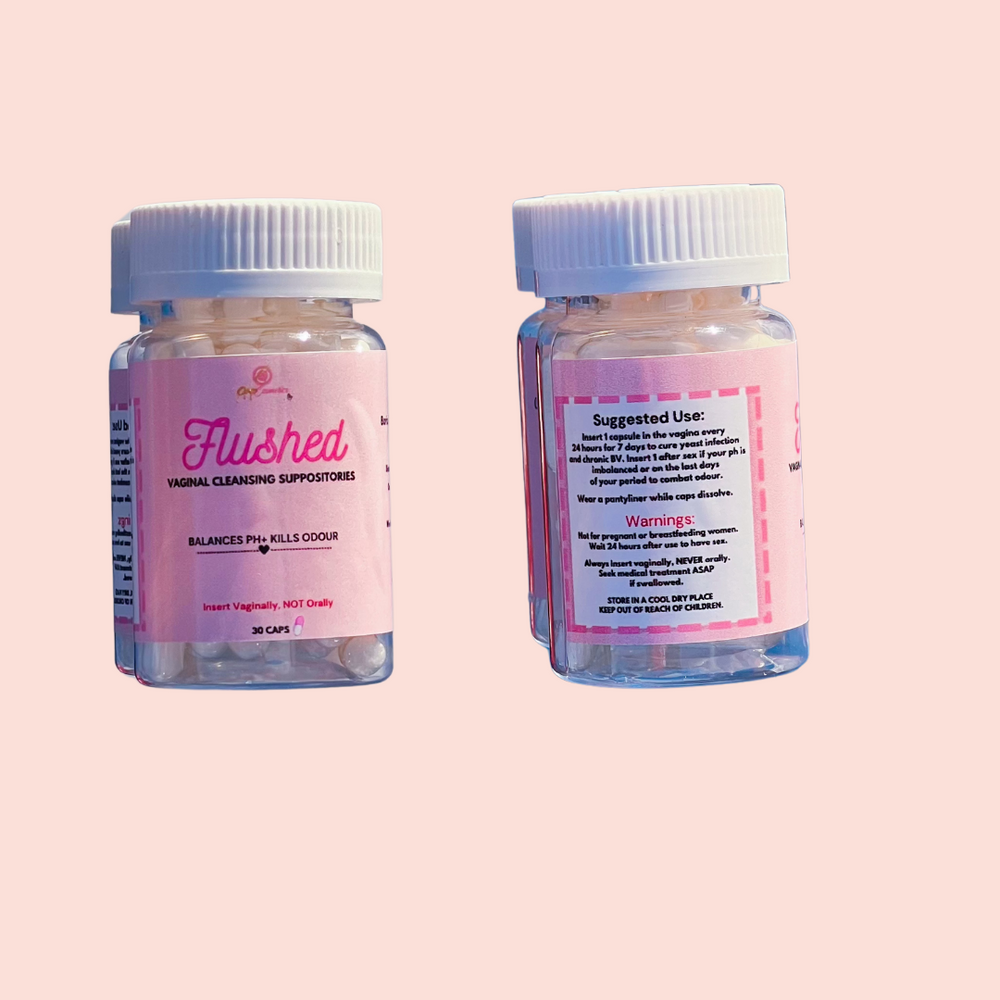 FLUSHED Vaginal Cleansing Suppositories | ooze cosmetics